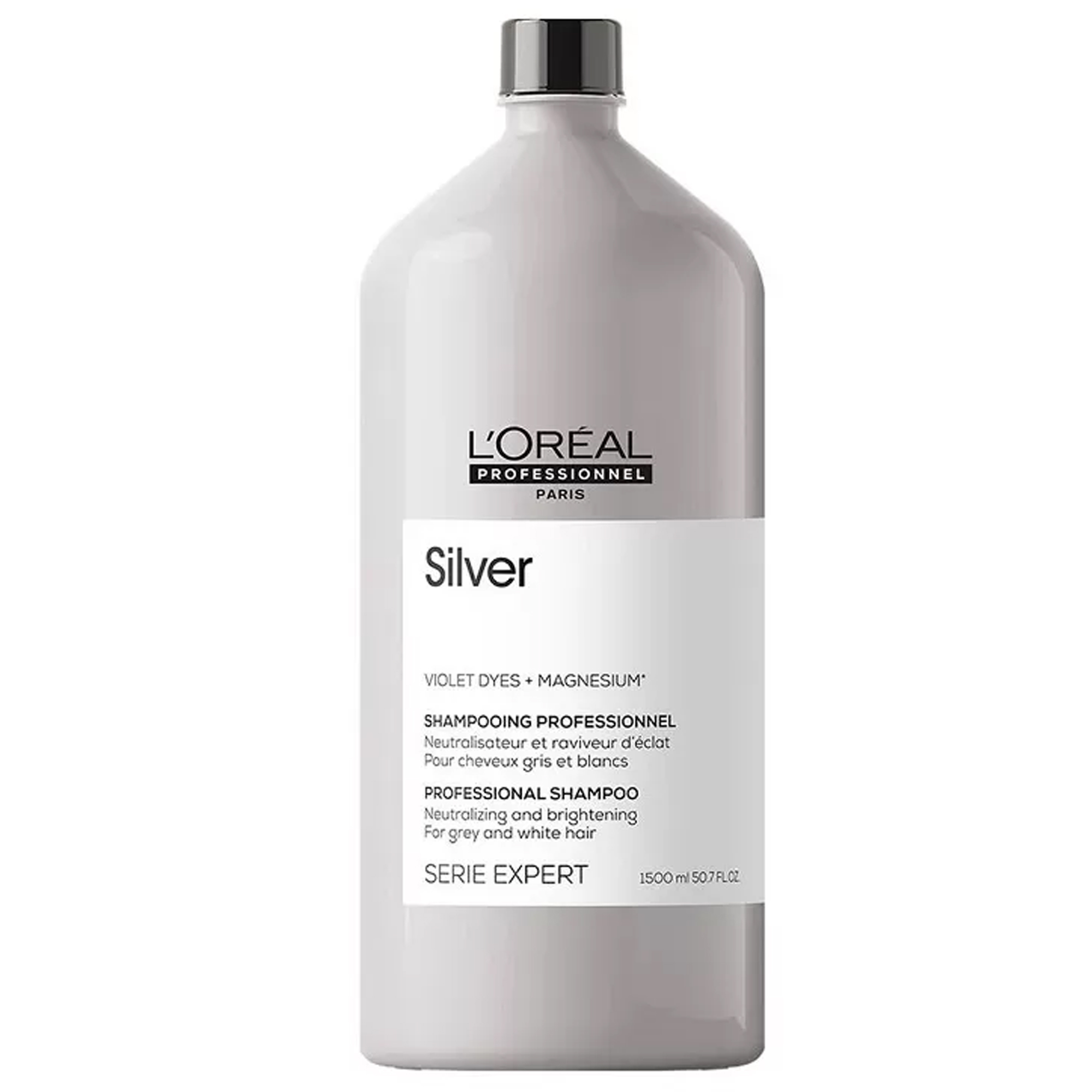 Loreal Expert Silver Shampoo Anti-Giallo Capelli Grigi e Bianchi - 1500ml