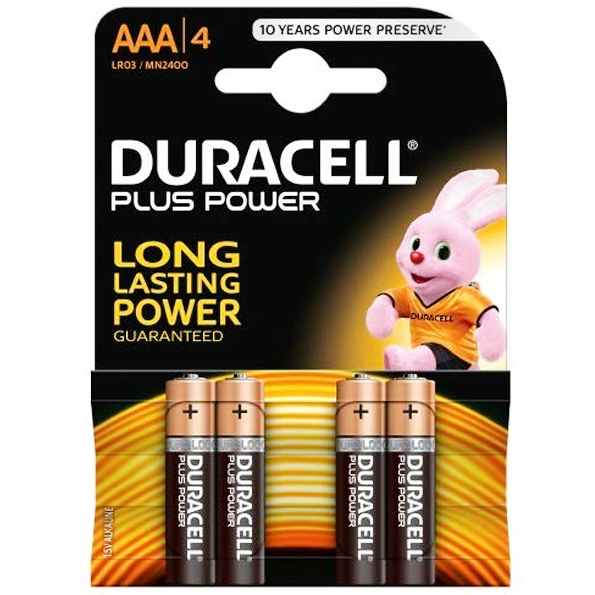Duracell Power Plus Pile Mini Stilo - 4pz