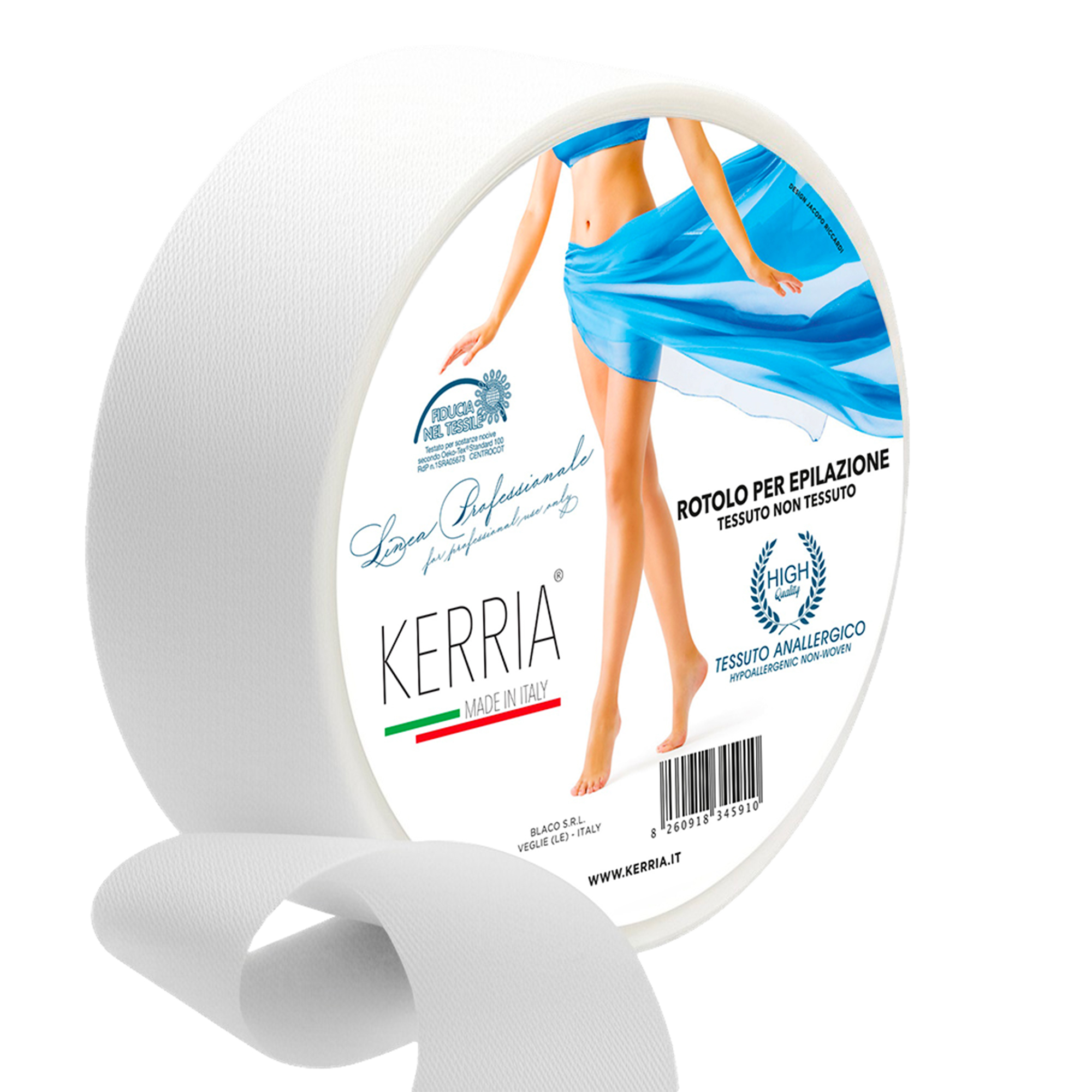 Kerria Rotolo Strappacera in TNT da 100mt per Depilazione