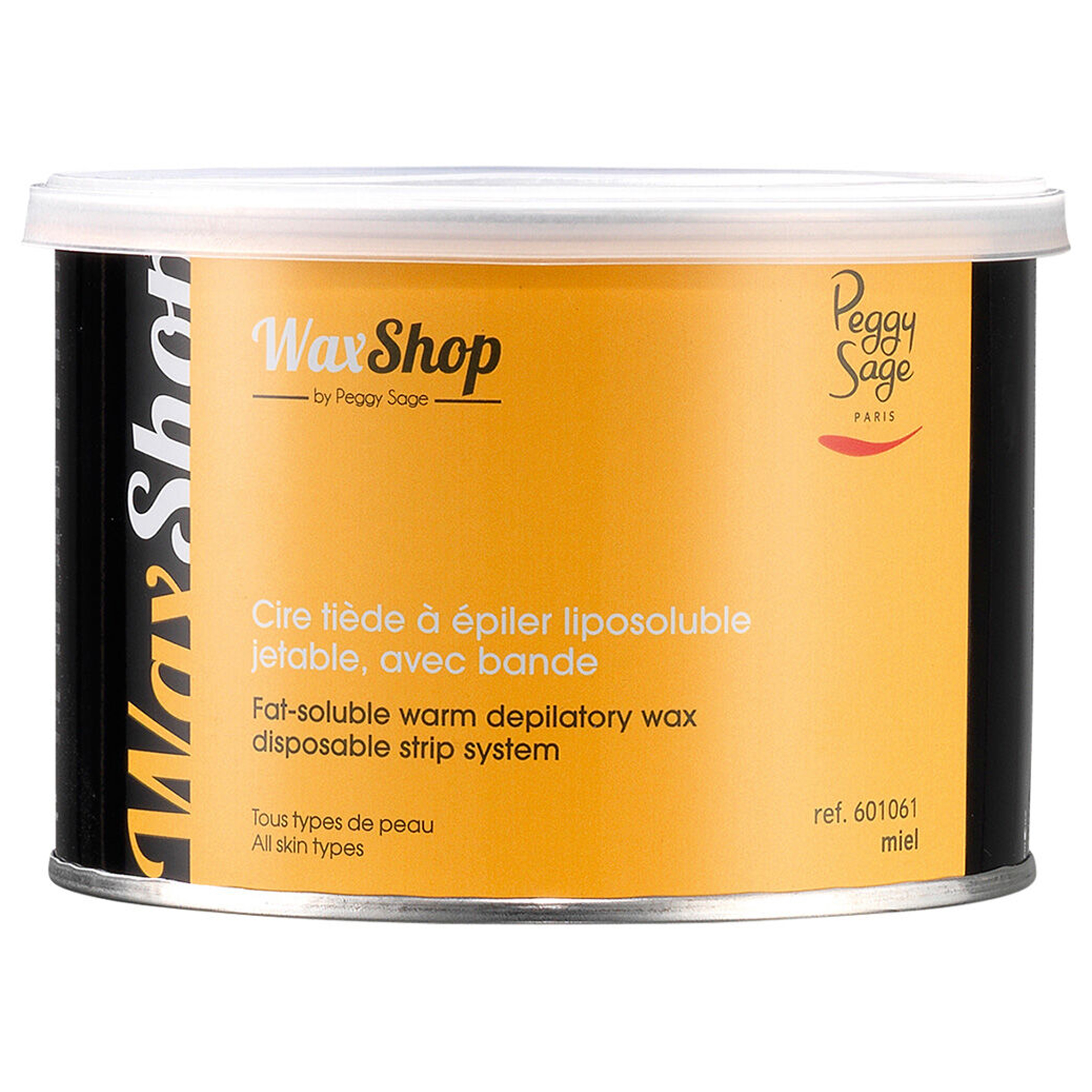 Peggy Sage WaxShop Cera Liposolubile Tiepida - Miele Vaso 400ml