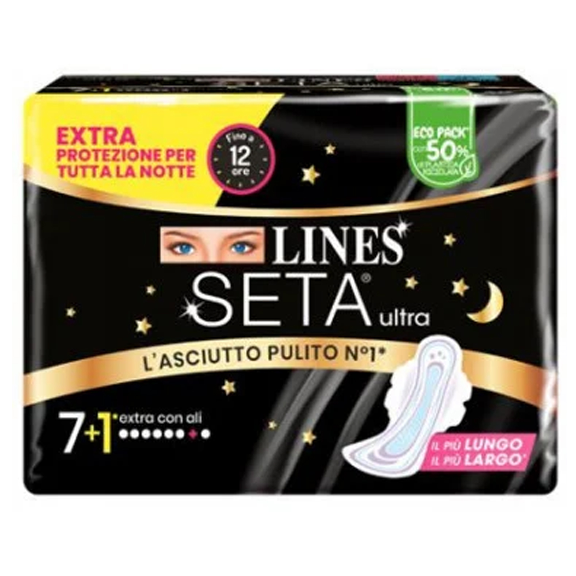 Lines Seta Ultra Assorbenti Extra con Ali - 8pz