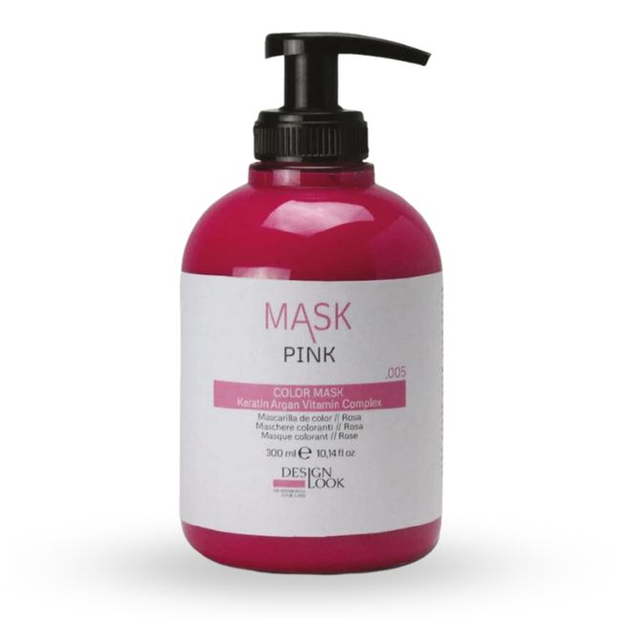 Design Look Maschera Colorante Capelli - 300ml Rosa