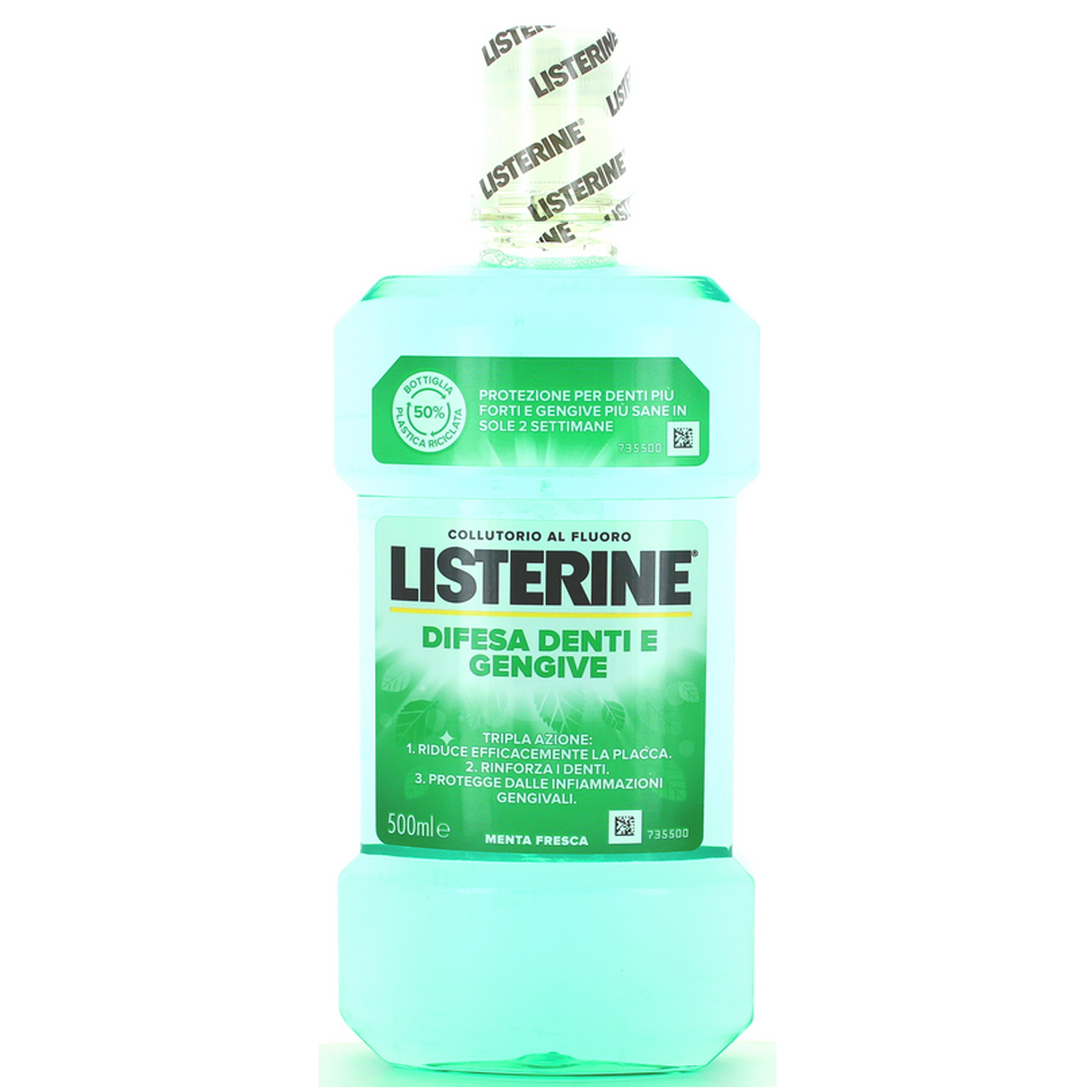 Listerine Collutorio Denti e Gengive Menta Fresca - 500ml