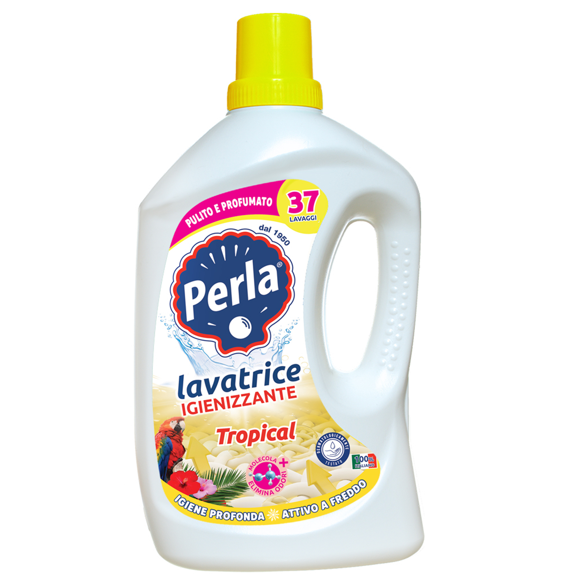 Perla Detersivo Liquido Lavatrice 1850ml - Tropical