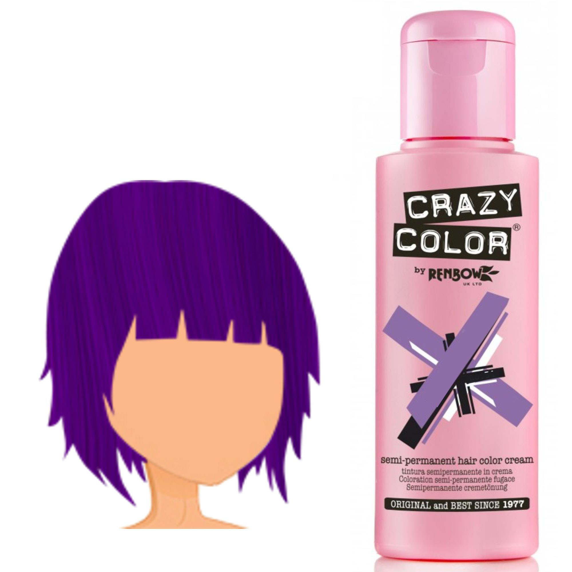 Crazy Color 043 Violette - Tintura Capelli Semipermanente