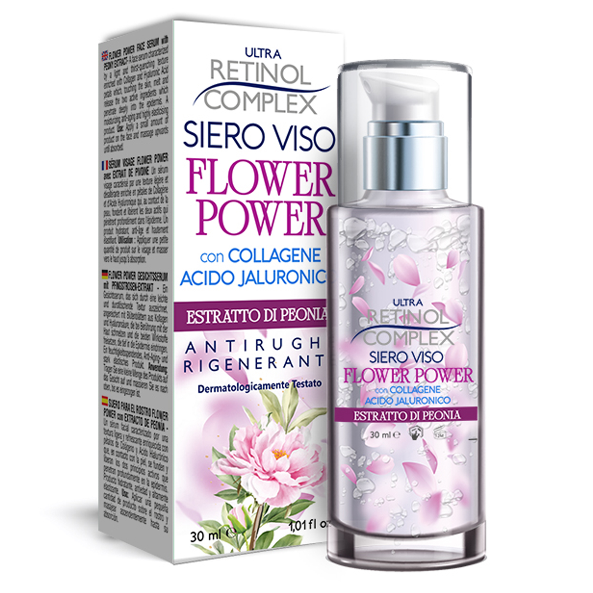 Ultra Retinol Complex Siero Viso Flower Power - 30ml