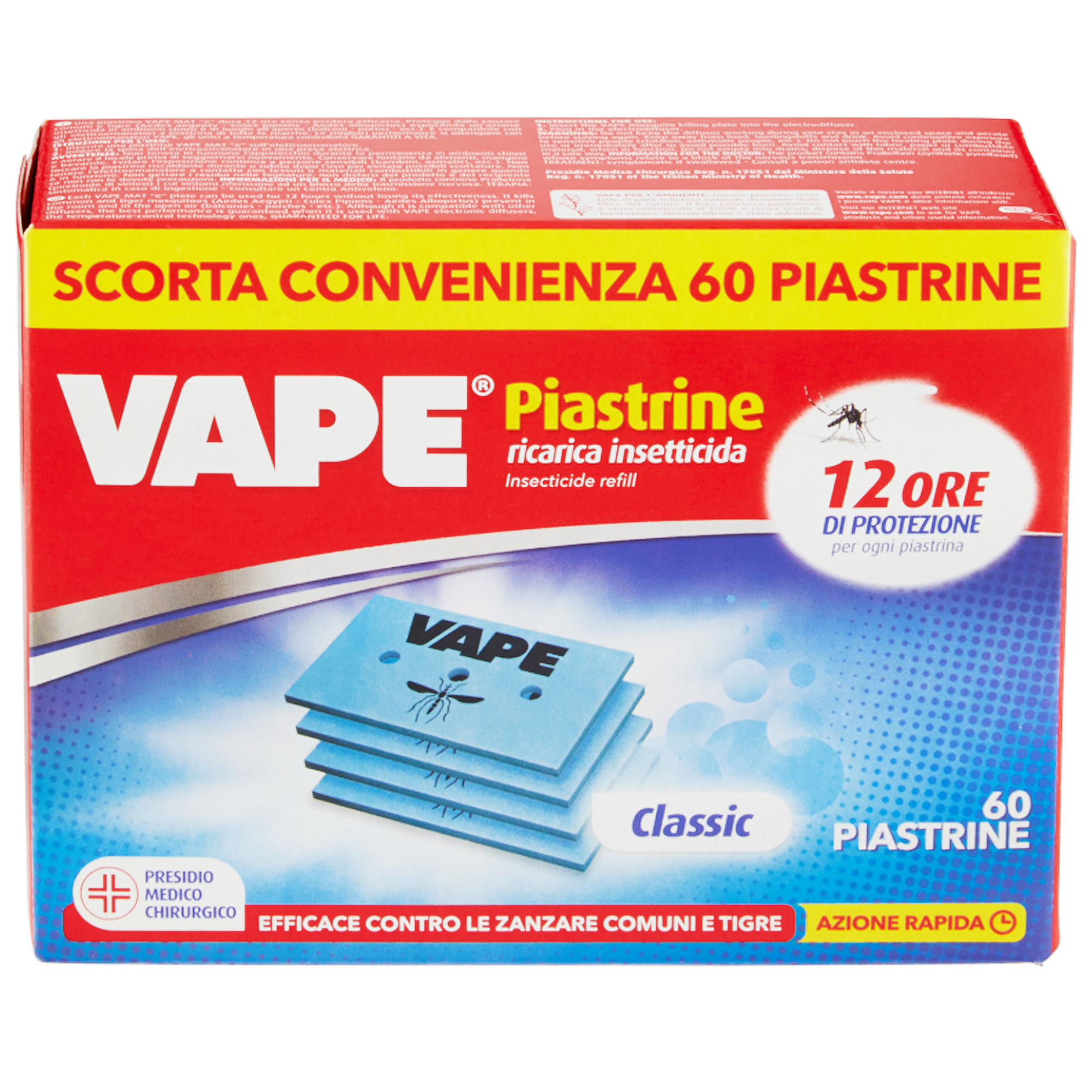 Plaques à vaper 60pcs - Classic