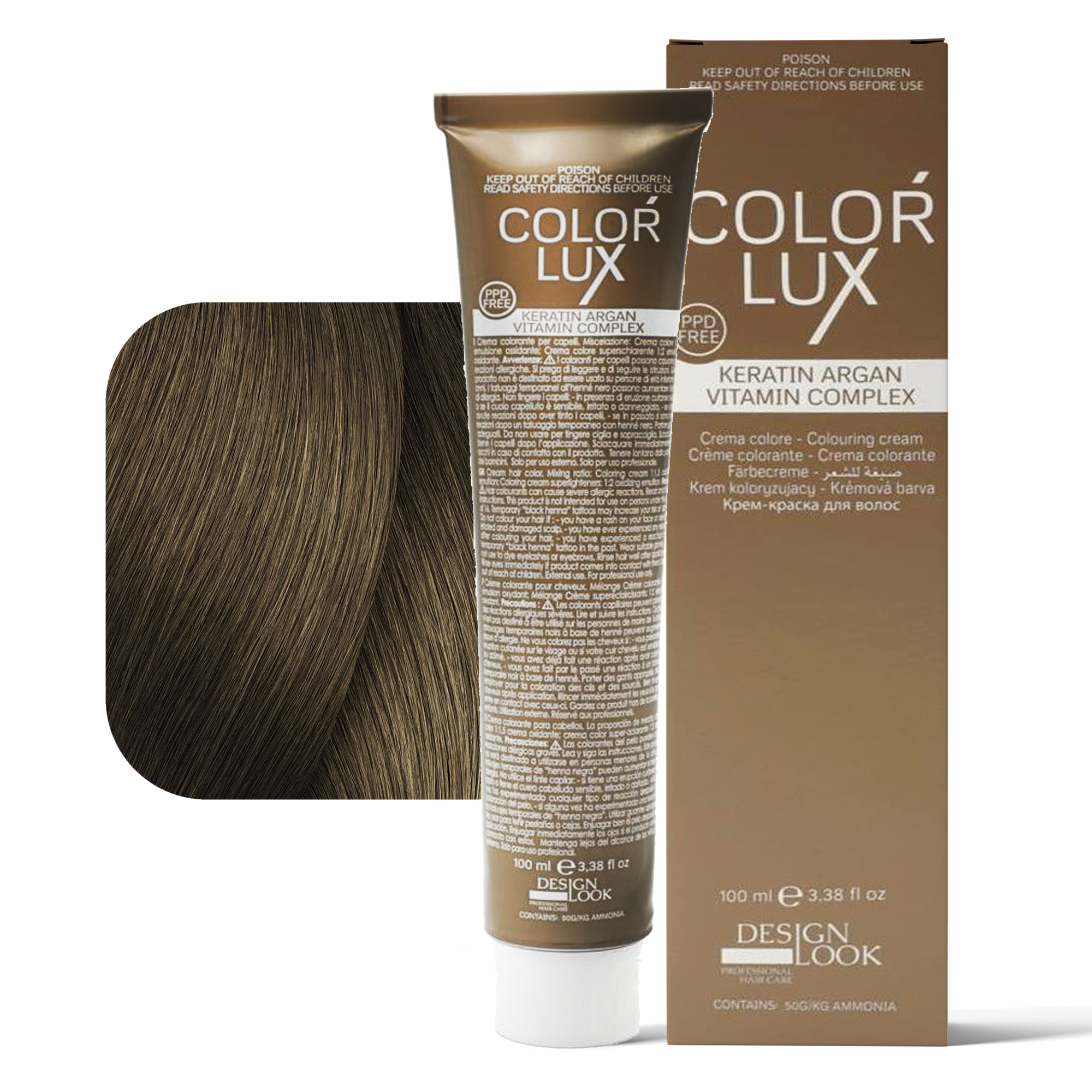 Design Look Color Lux Tintura per Capelli - 100ml 7.0