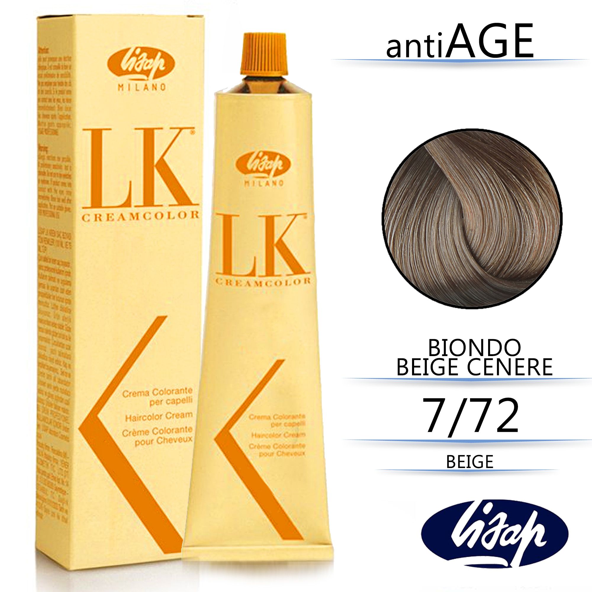 Lisap LK CreamColor Hair Dye - 1/0