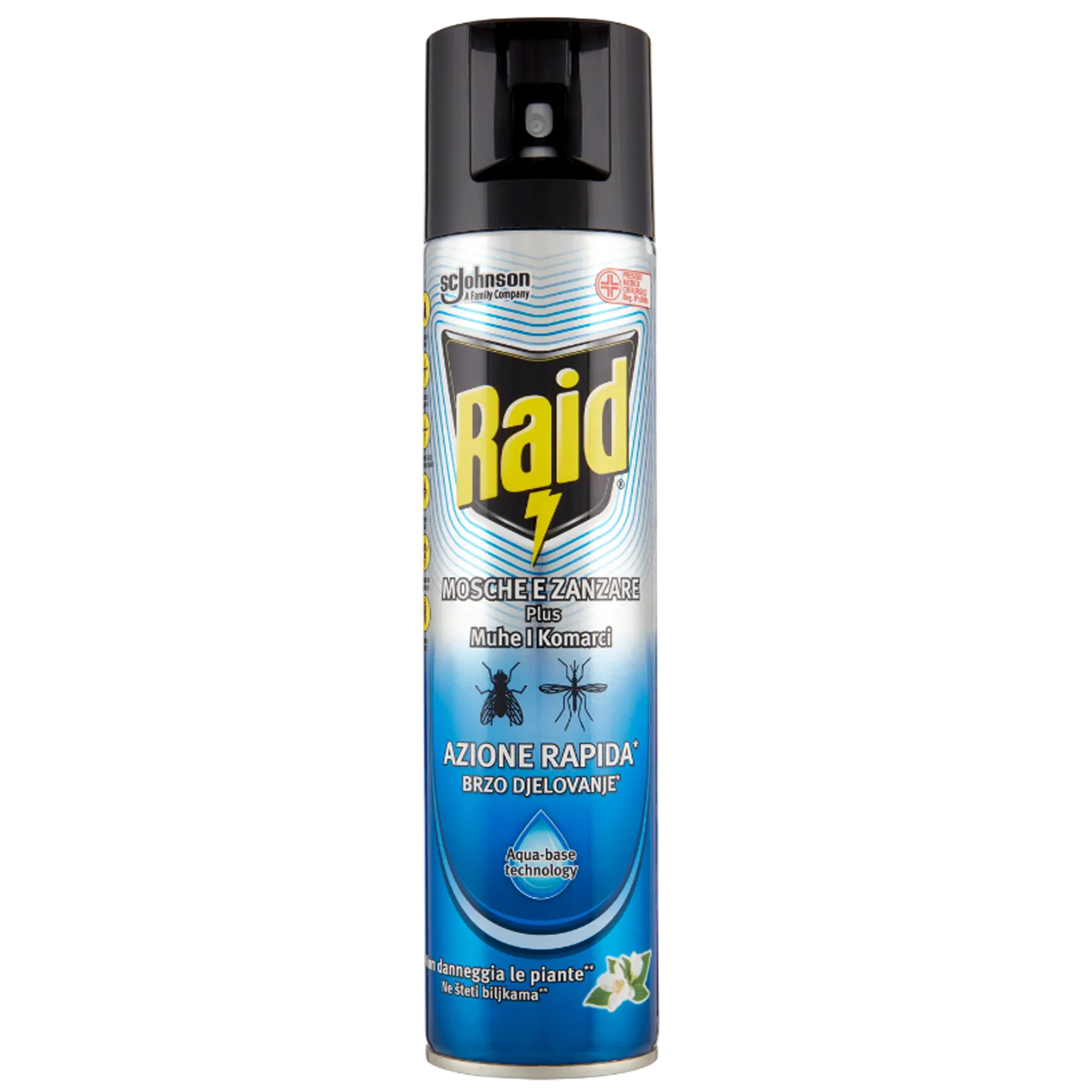 Raid Mosche e Zanzare Spray Aqua Base - 400ml
