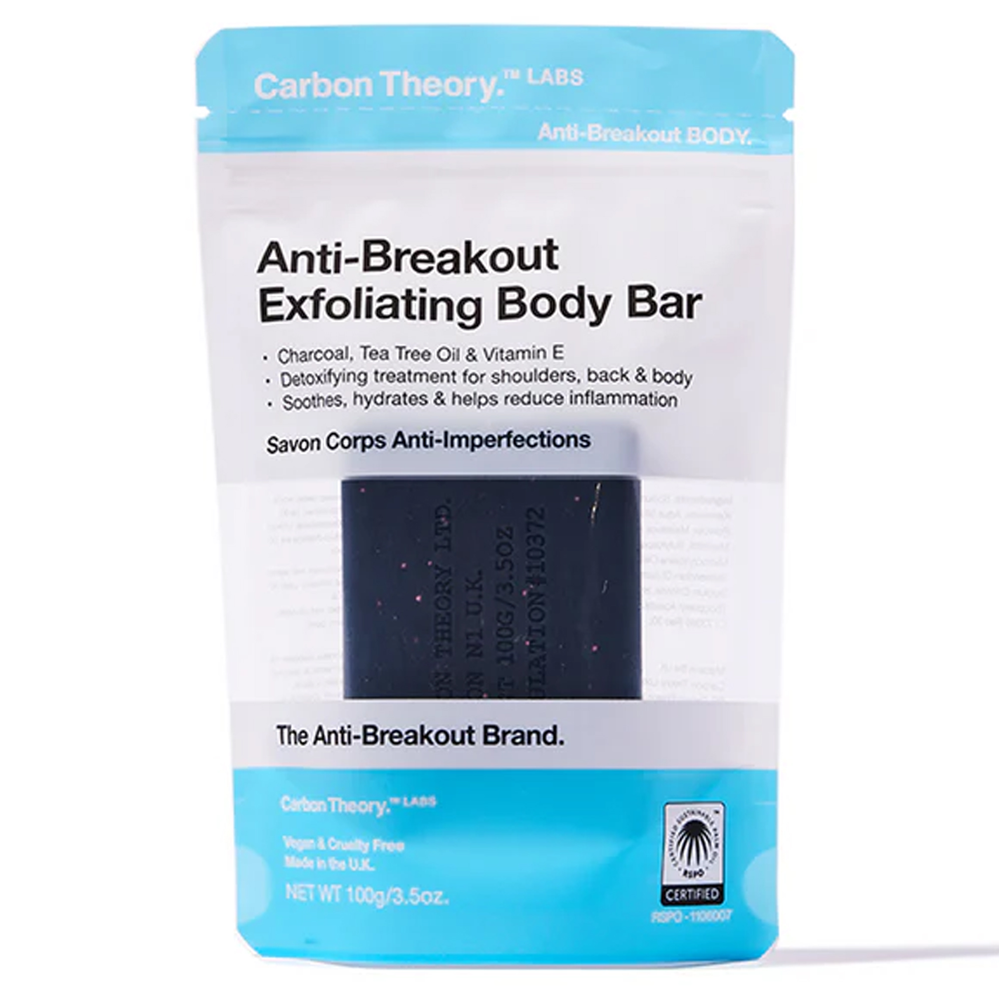 Carbon Theory Detergente Solido Corpo con Carbone