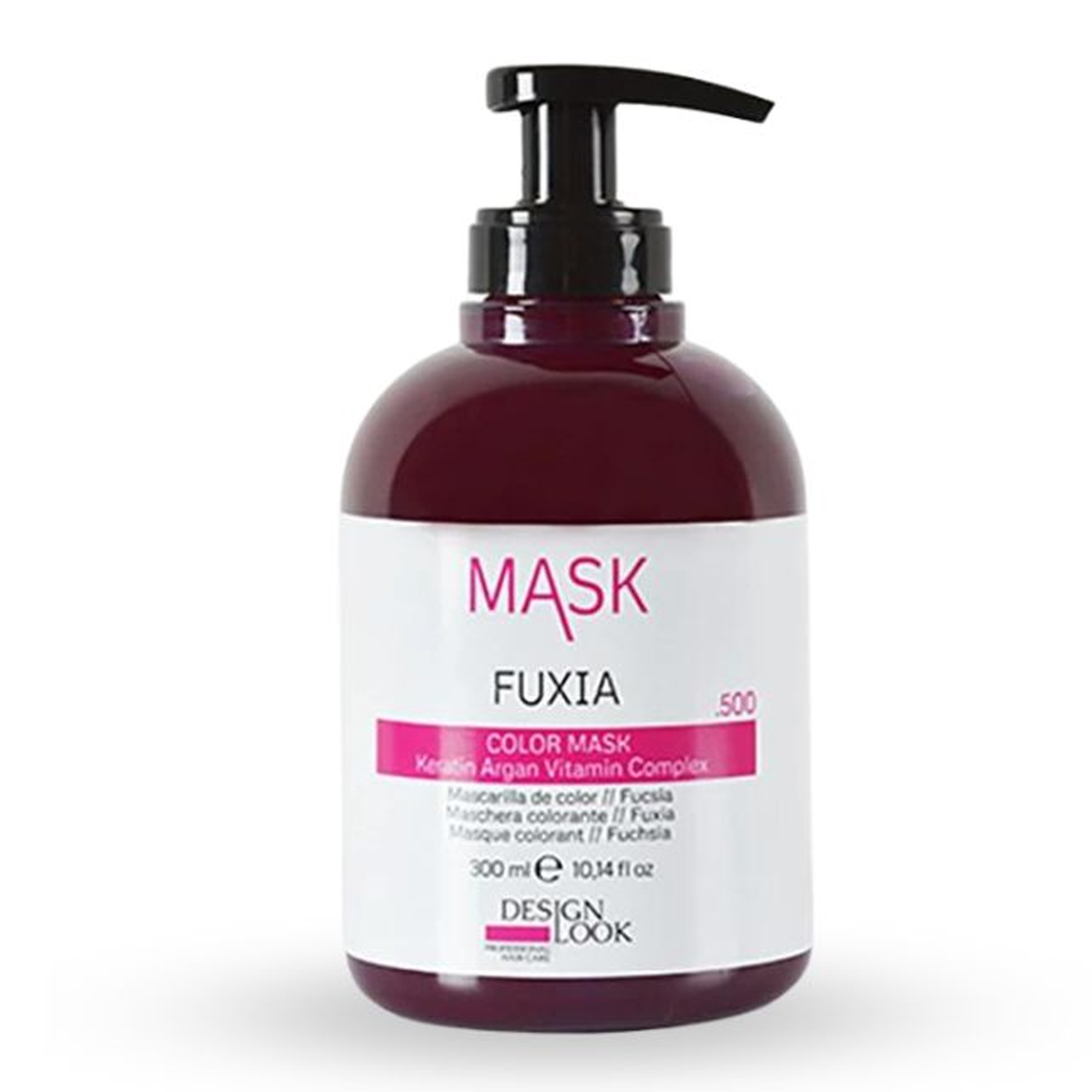 Design Look Maschera Colorante Capelli - 300ml Fuxia