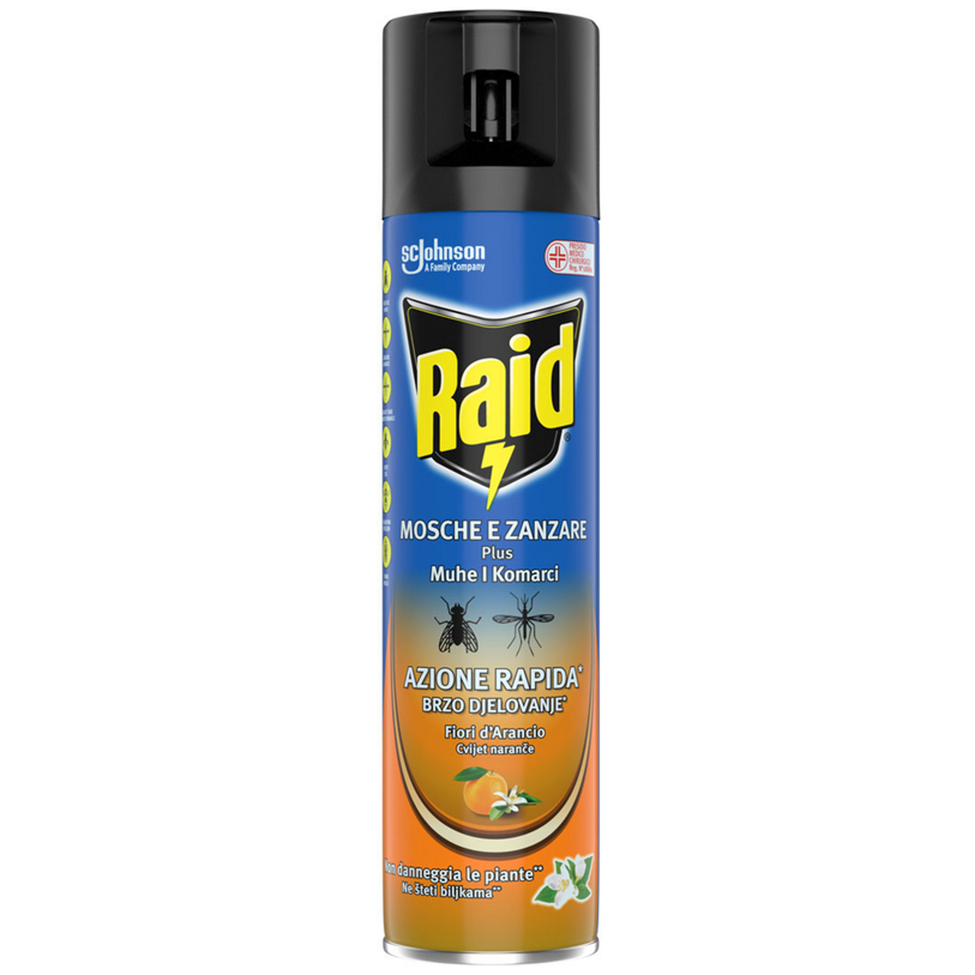 Raid Mosche e Zanzare Spray Arancio - 400ml