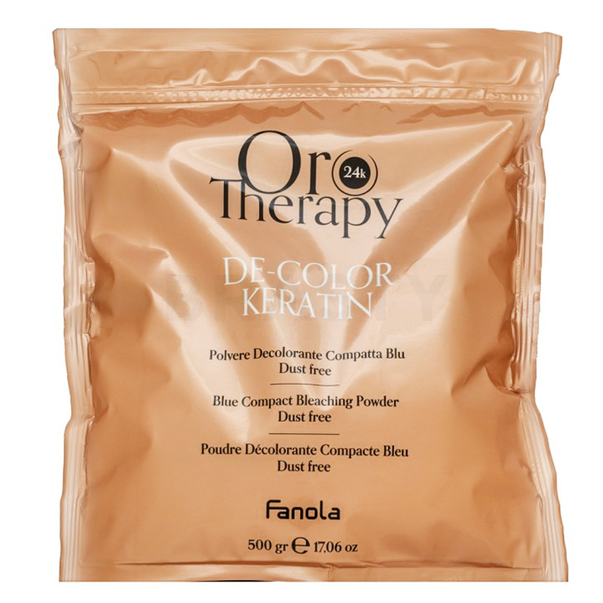 Fanola Oro Therapy De-Color Keratin Decolorante in Polvere Blu 7 Toni ...