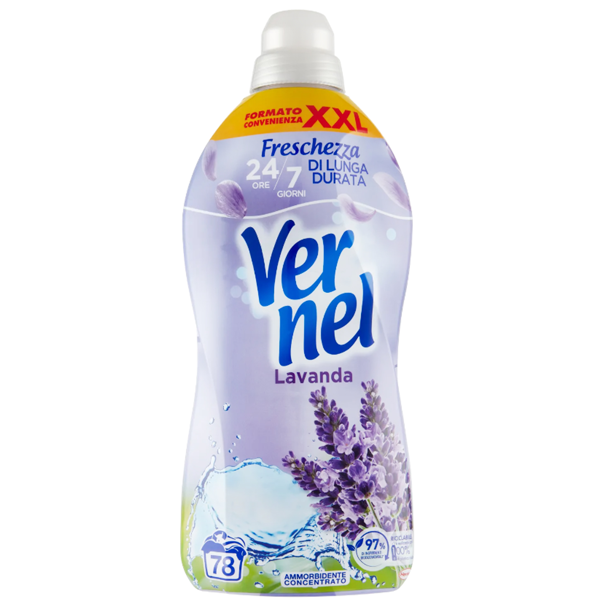 Vernel Ammorbidente Concentrato 78 Lavaggi - Lavanda