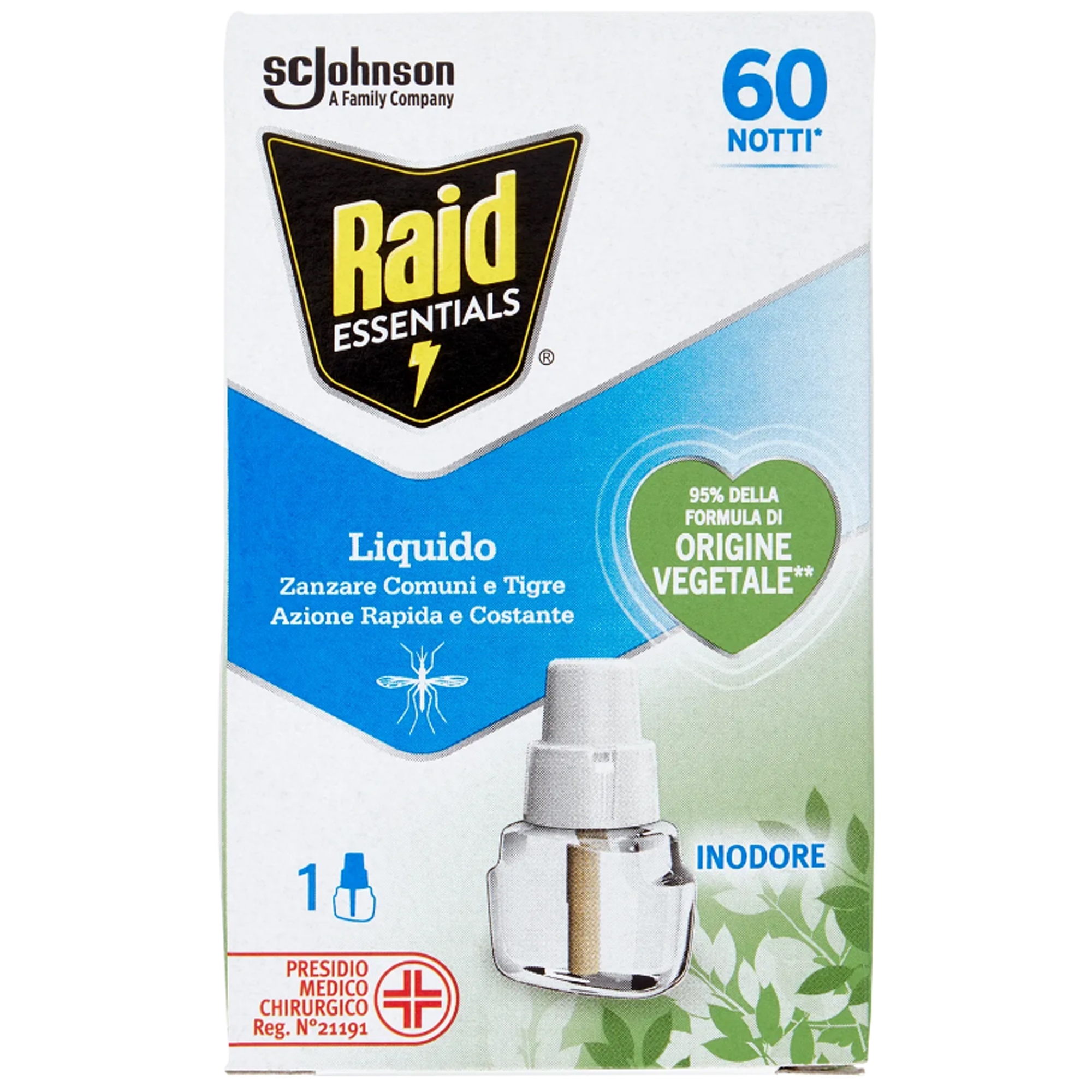 Raid Essentials Liquido Ricarica - 60 Notti