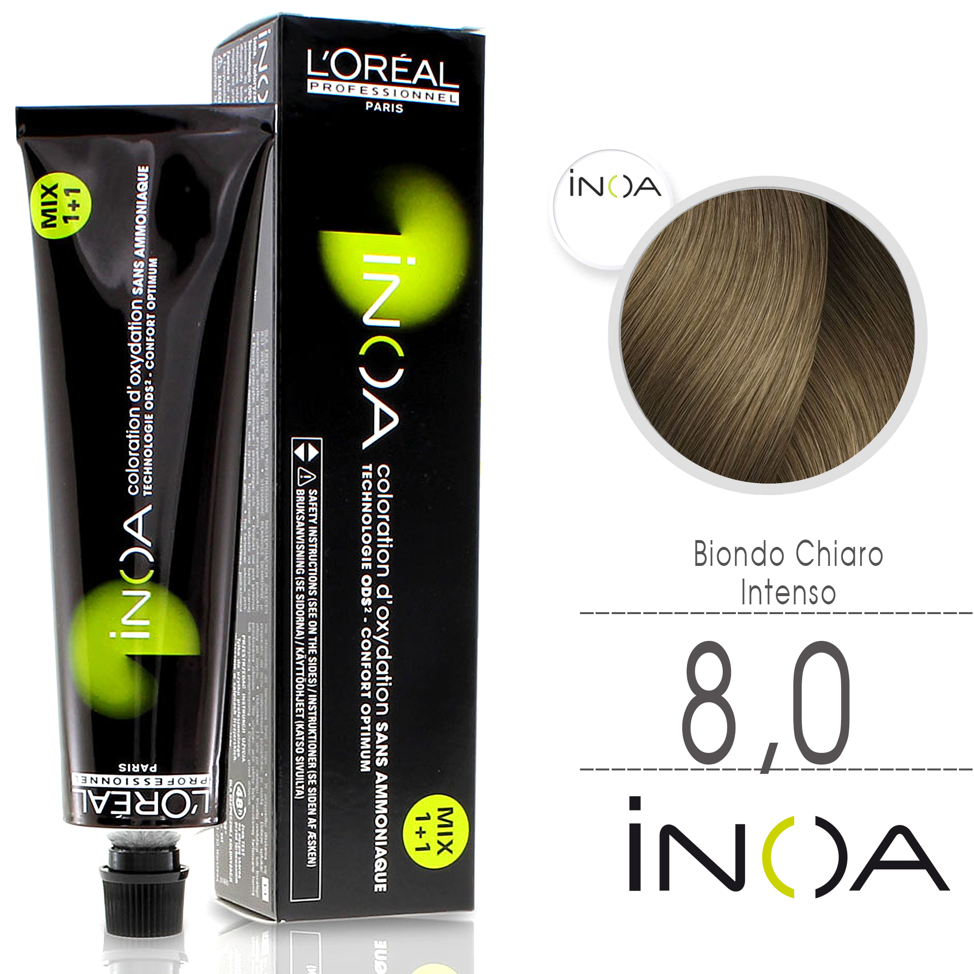 Inoa Ammonia-free Dyeing 60gr - 8.0 | 8.0 | 3474637131333