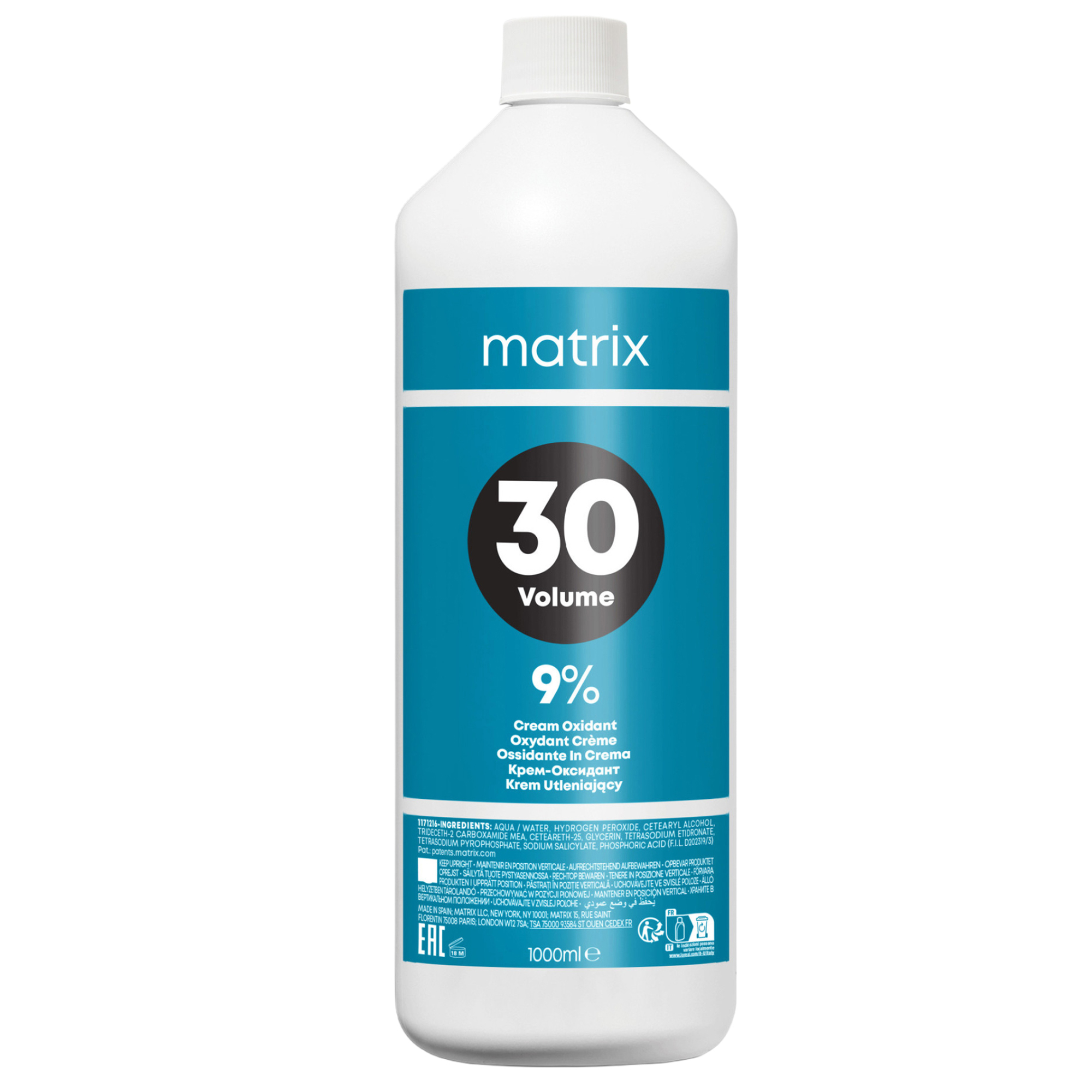 Matrix Emulsione Ossidante Capelli 1000ml - Ossigeno 30 Volumi