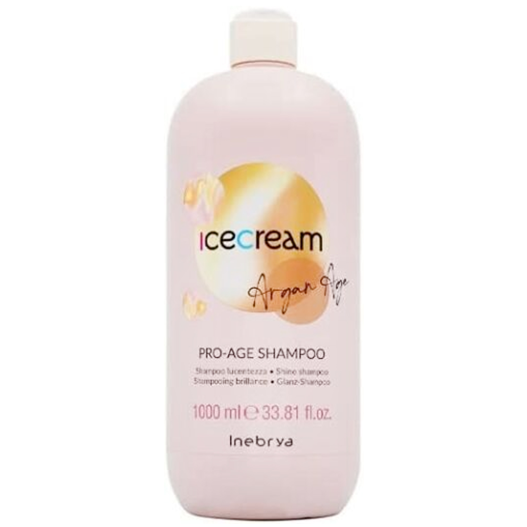 Inebrya Ice Cream Argan Age Pro-Age Shampoo Idratante Capelli - 1000ml