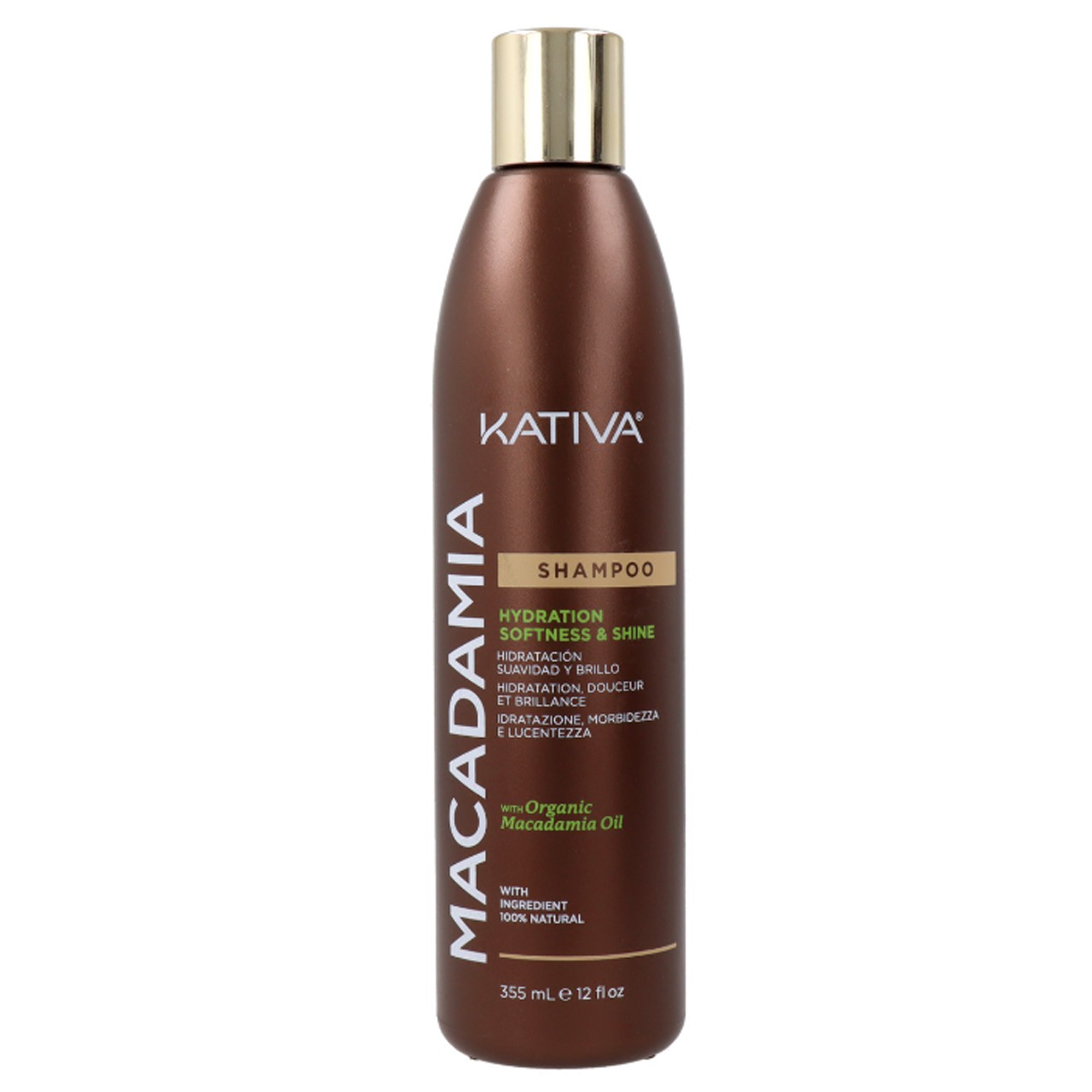 Kativa Shampooing à l'huile de Macadamia Hydratation et brillance - 355ml