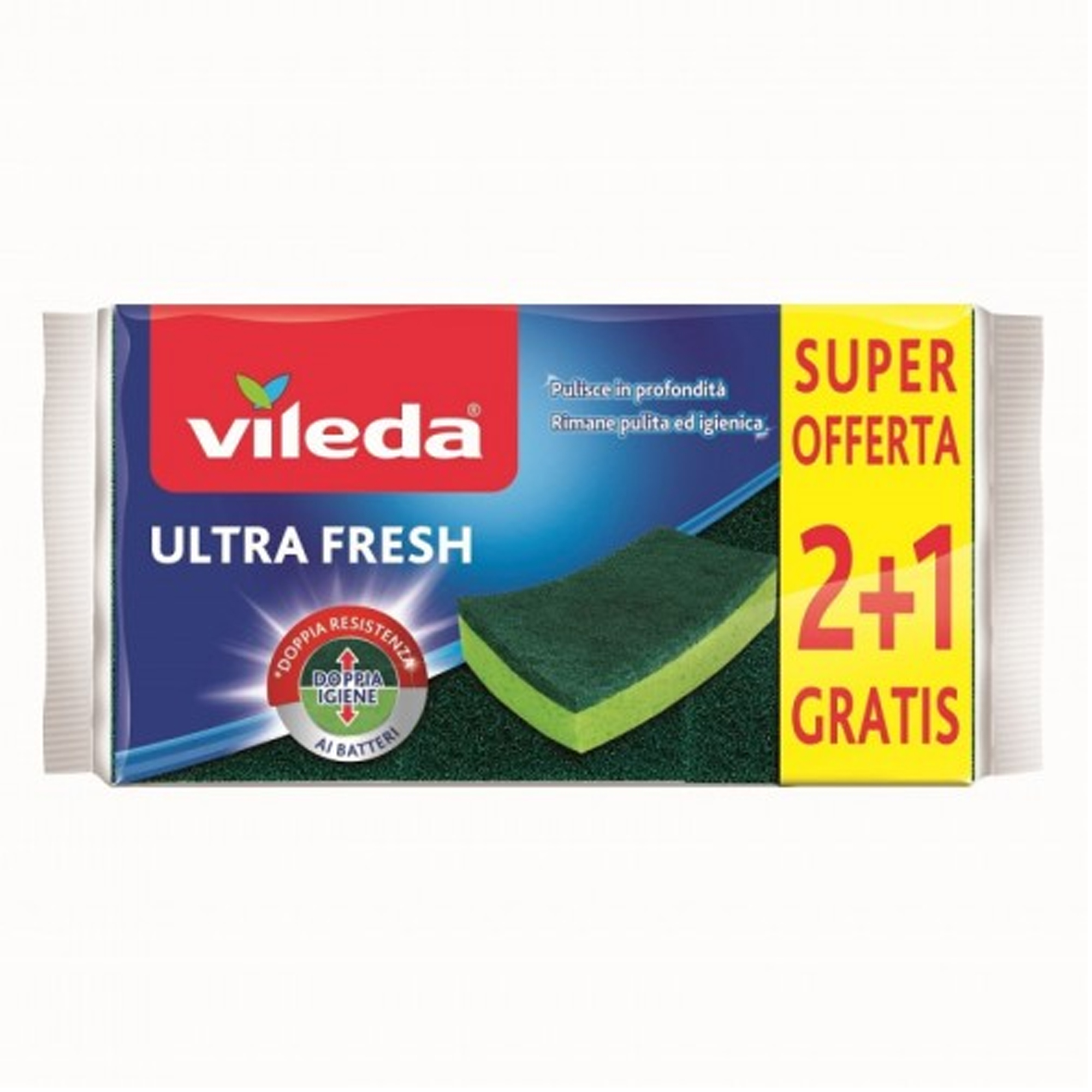 Vileda Ultra Fresh Eponge abrasive - 3pcs