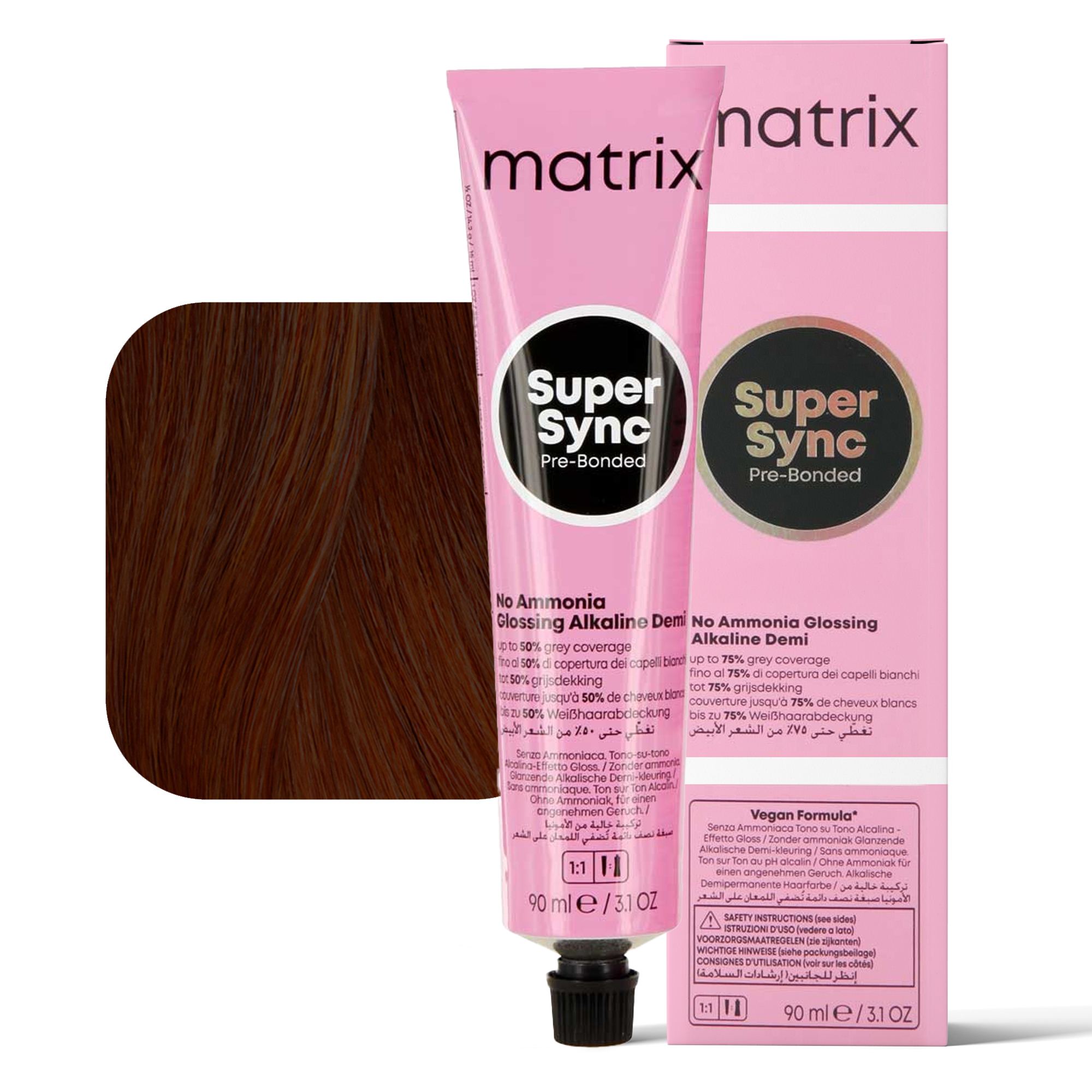 Matrix Super Sync 6RB - Tintura Capelli Tono su Tono Tinta