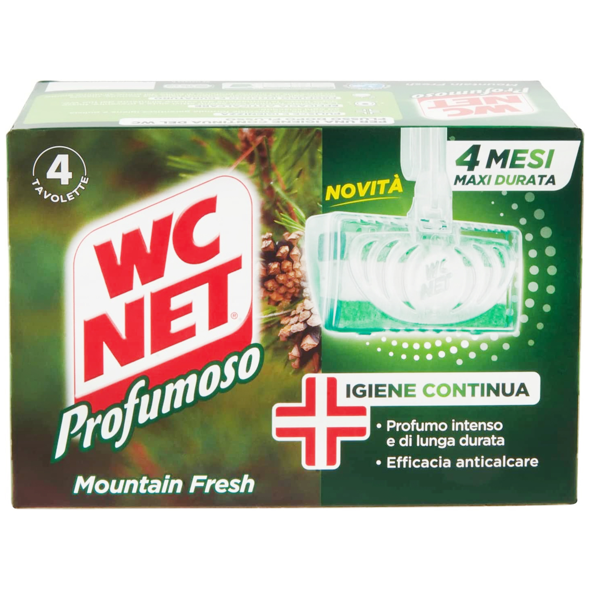WC Net Tavoletta Igienizzante 4pz - Mountain