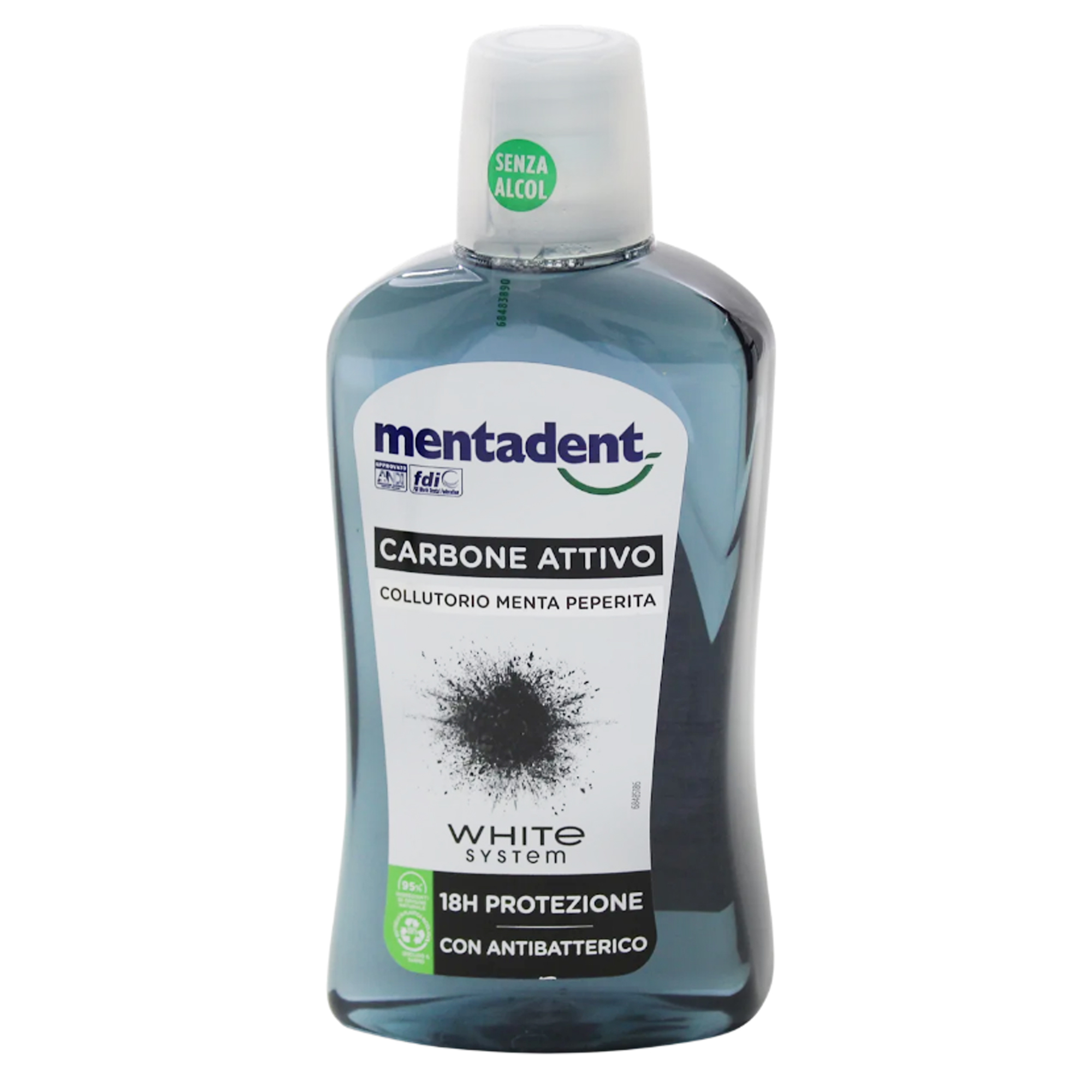 Mentadent Collutorio 500ml - Carbone Attivo