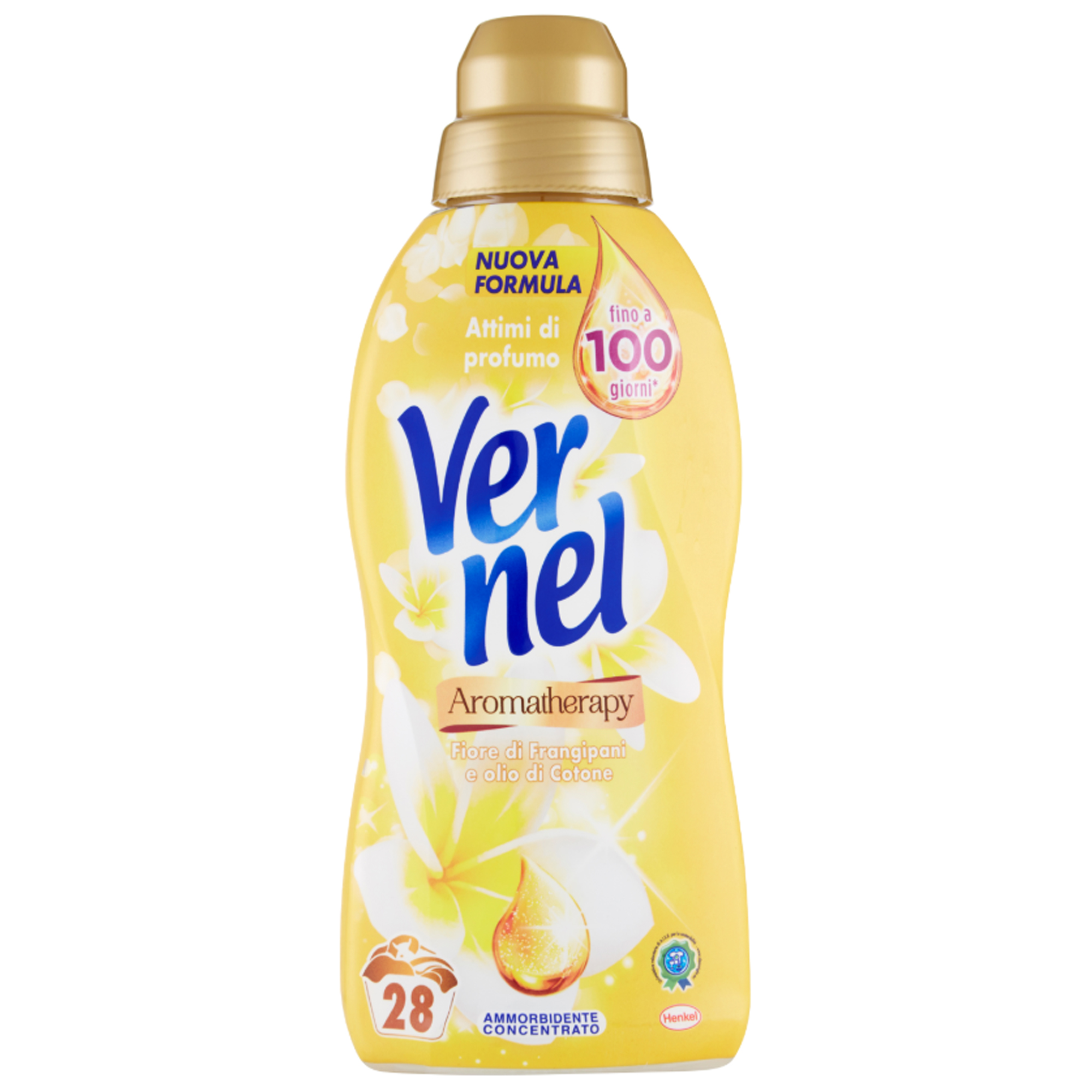 Vernel Ammorbidente Concentrato Aromatherapy 700ml - Frangipani e Cotone