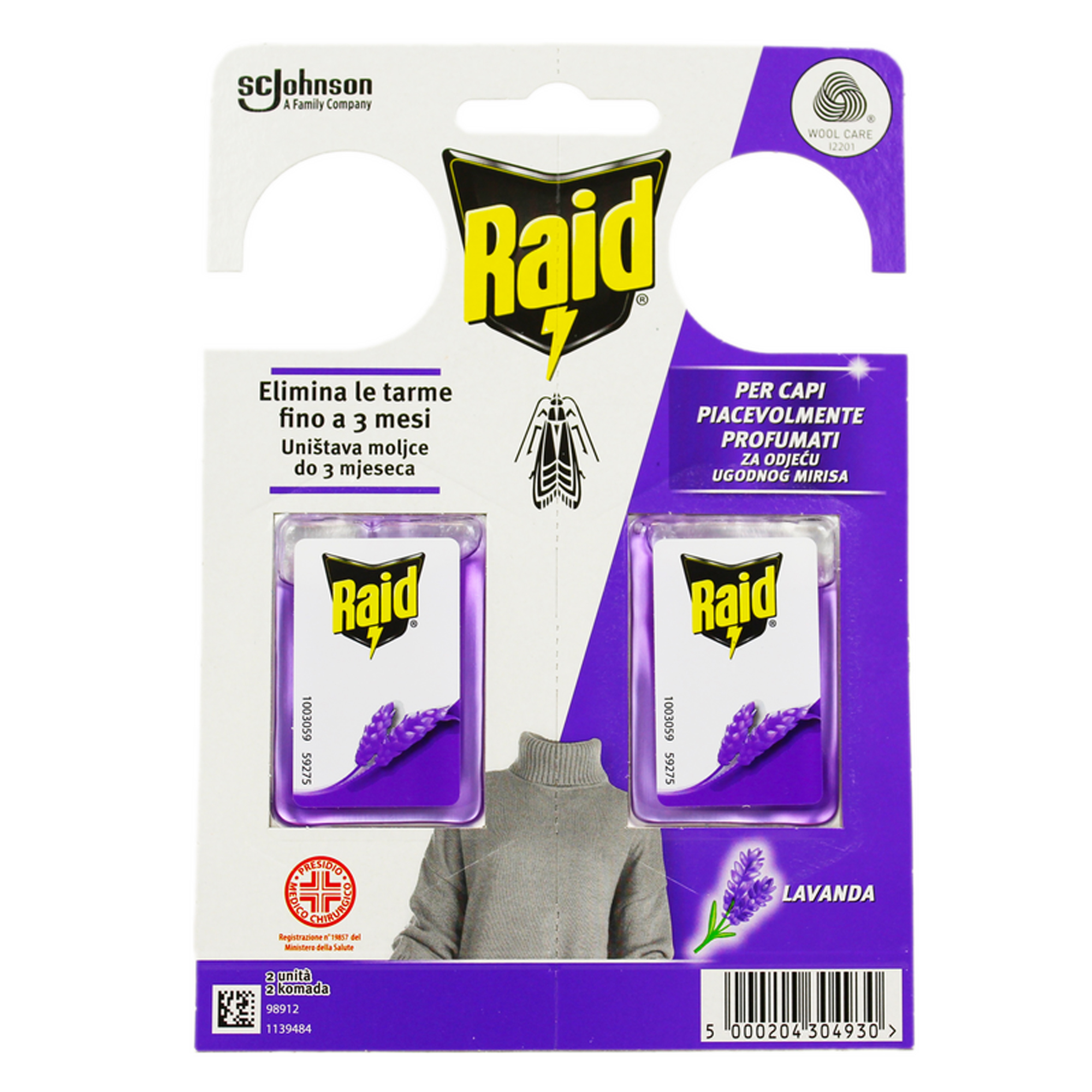 Raid Insetticida Gel Anti Tarme - Lavanda