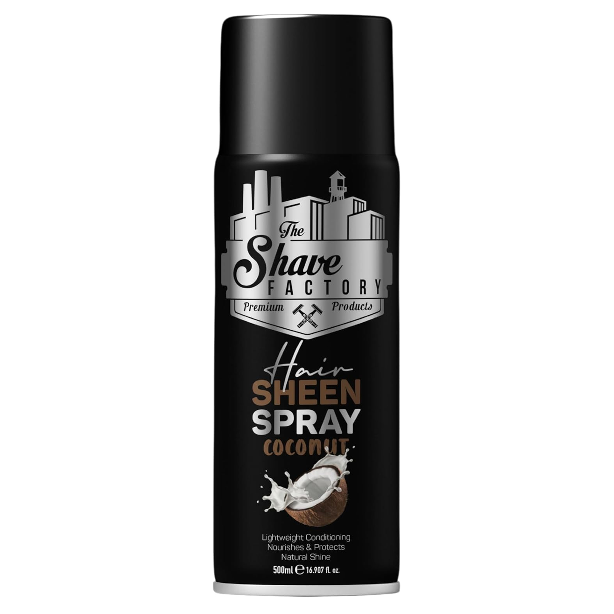 The Shave Factory Sheen Spray Lucidante per Capelli 500ml - Coconut