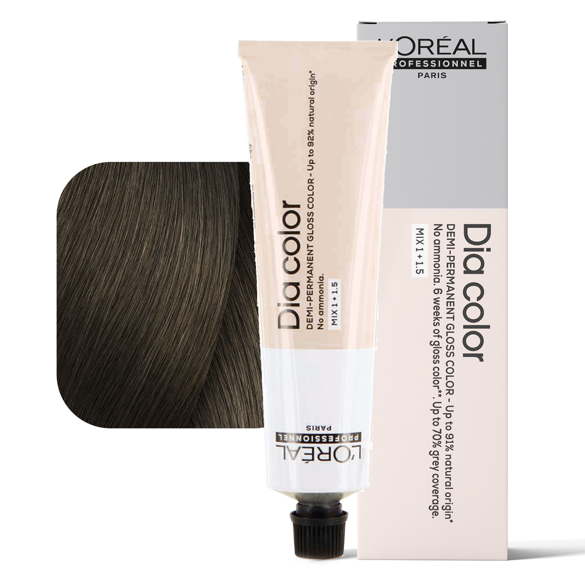 Loreal Dia Color Tintura per Capelli Gloss Demi-Permanente - 6