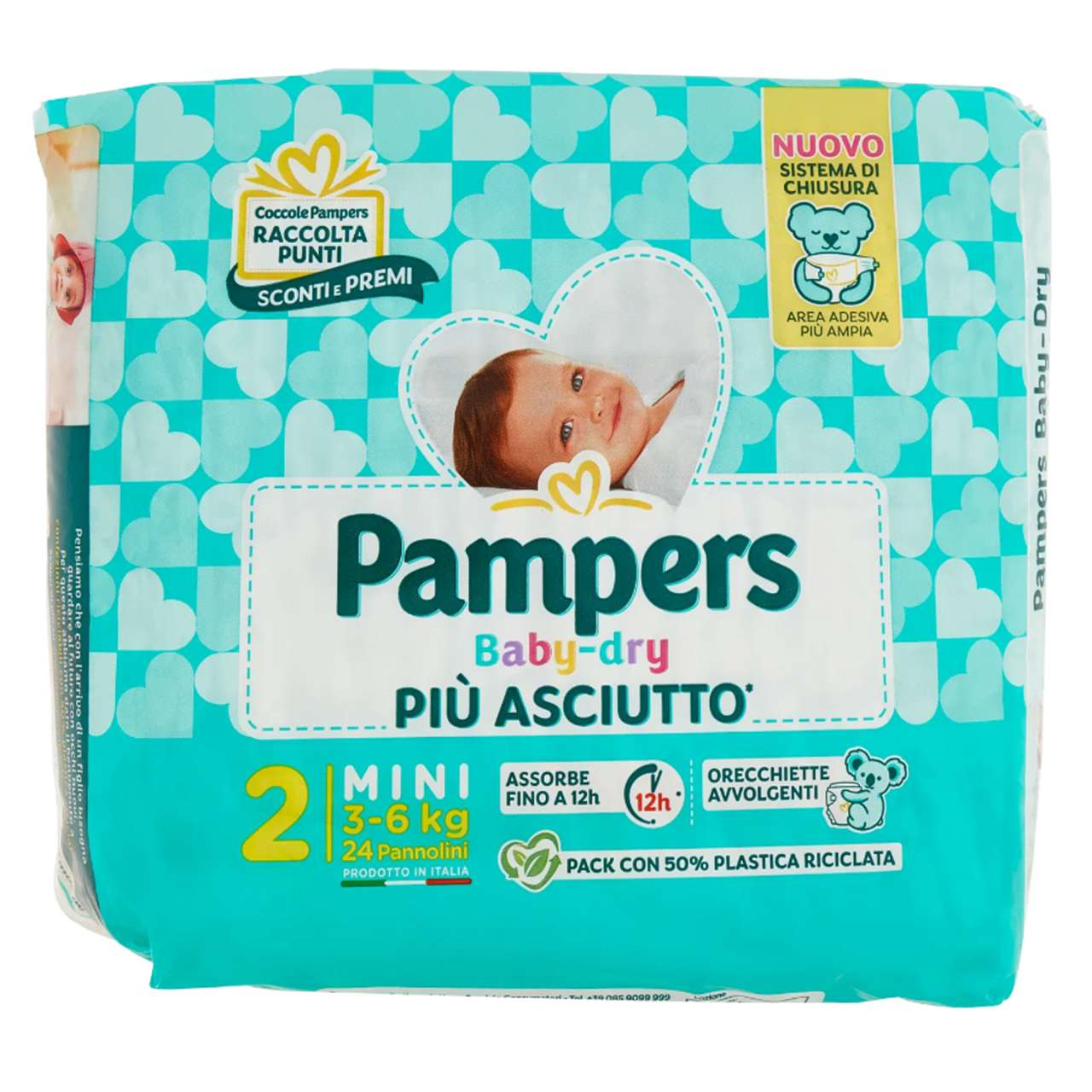 Pampers Baby Dry Diapers 2 Mini 3-6Kg - 24pcs