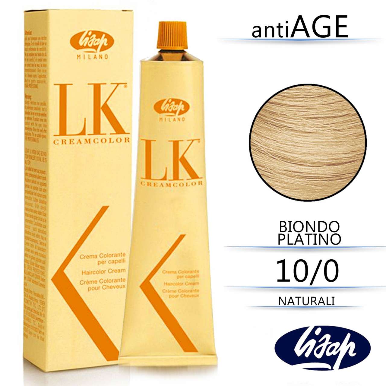 Lisap LK CreamColor Hair Dye - 1/0