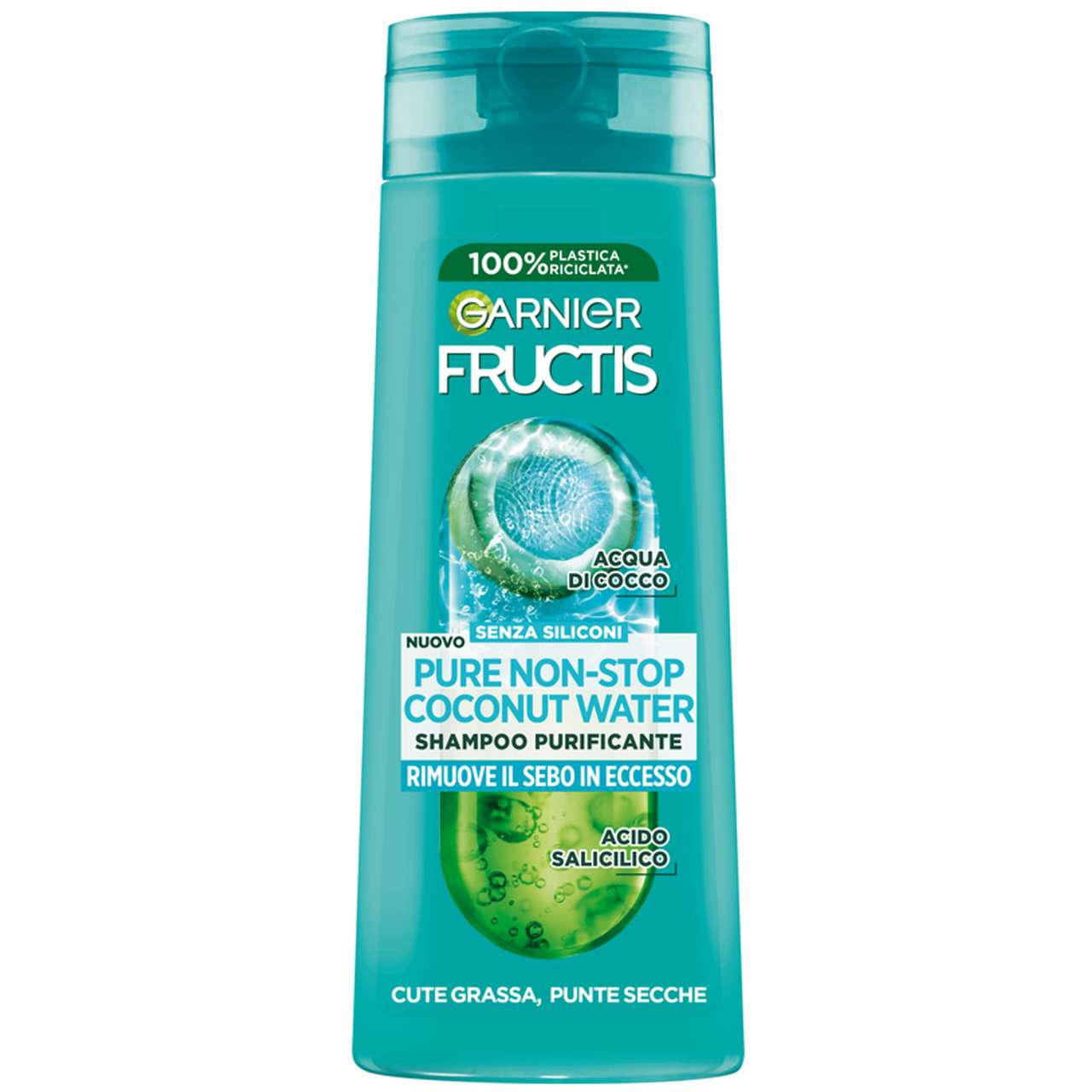 Garnier Fructis Shampoo Pure Non-Stop Coconut Water - 250ml