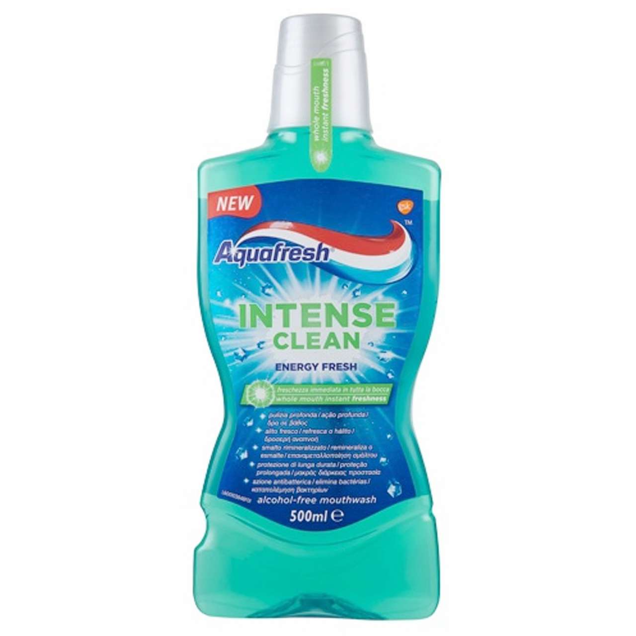Aquafresh Intense Clean Energy Fresh Mouthwash - 500ml