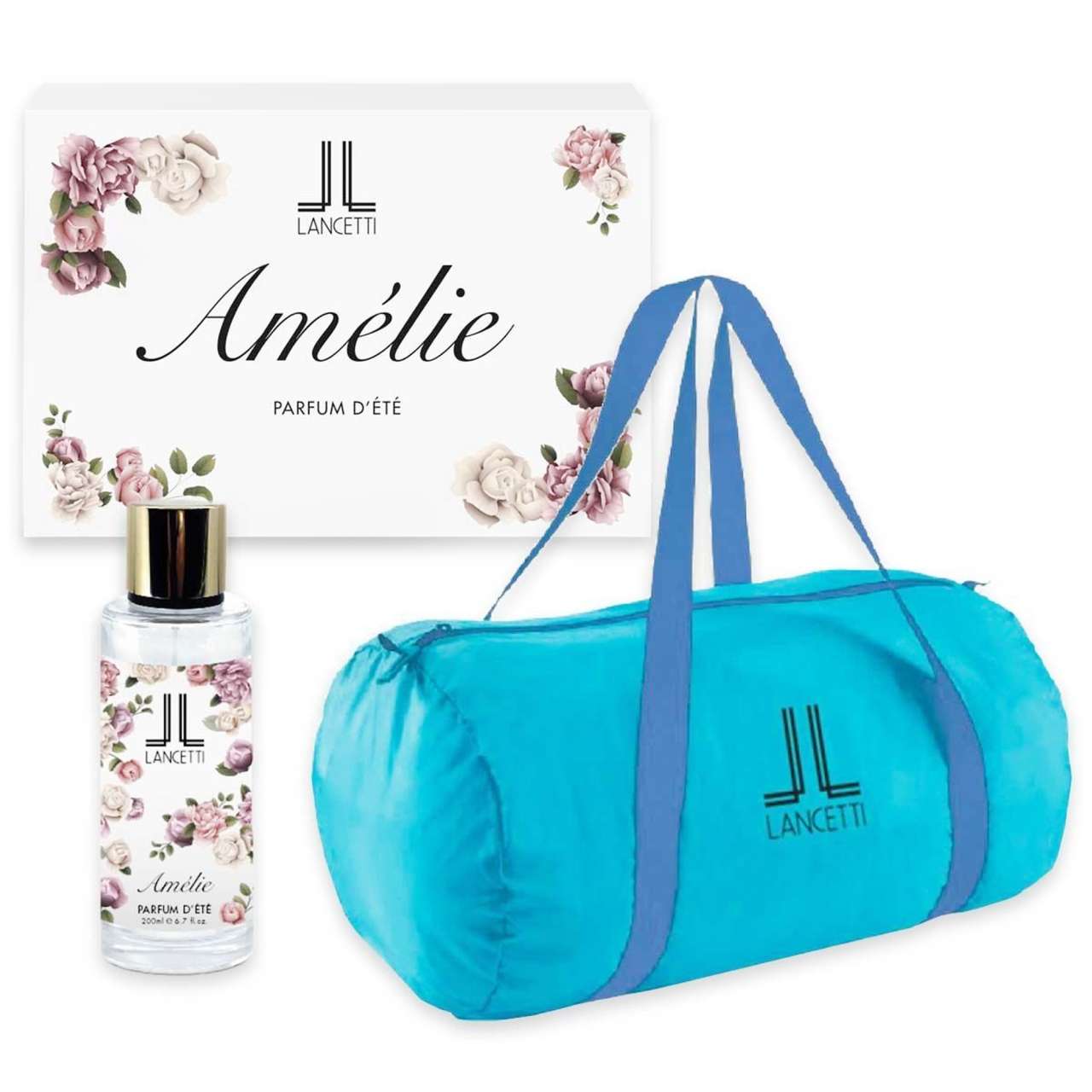 Lancetti Cofanetto Amelie con Profumo e Borsone